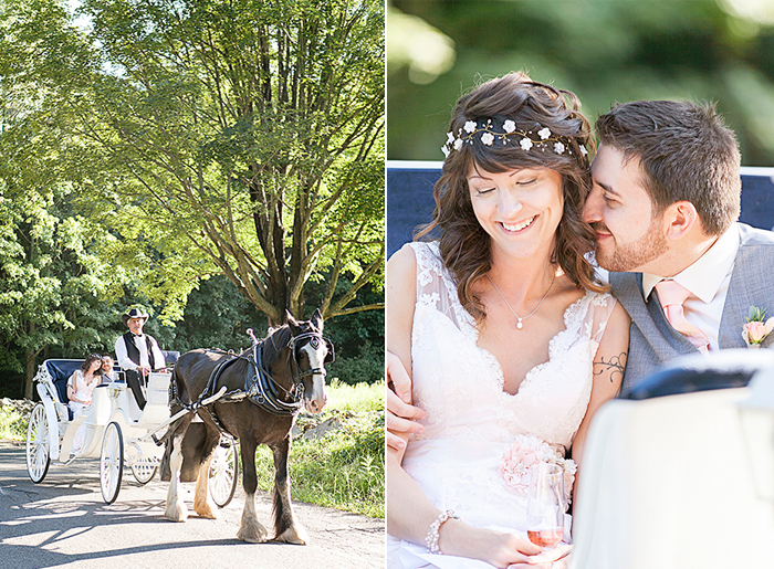 Married: Adam & Jenna: Horse Drawn Carriage Wedding at Wood Acres Farm ...